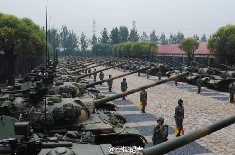 Type 59 tanks used in drill of Beijing garrison troops | China Military