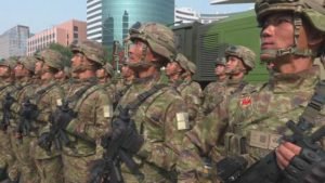 Chinese armed police equipped with homemade CS/LS7 submachine gun