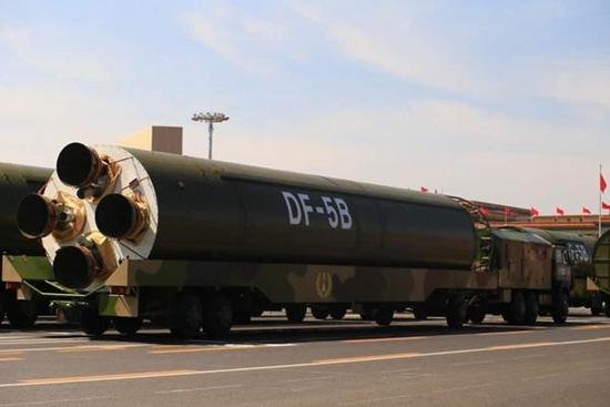 DF-5 intercontinental missile launch image revealed