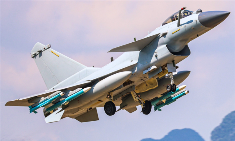 J-10C carries PL-10, PL-12 and PL-15 missiles for combat