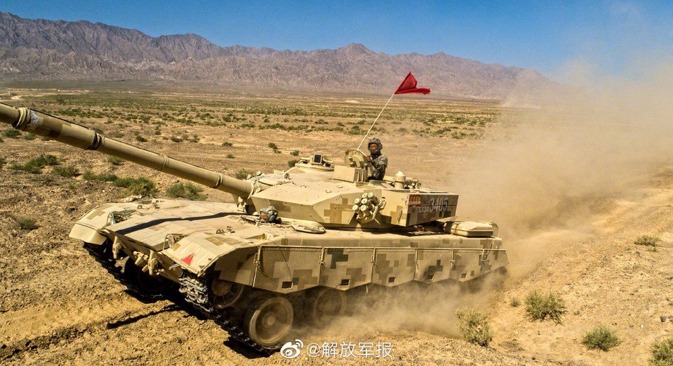 96A tanks of China mountain forces participate in assessment