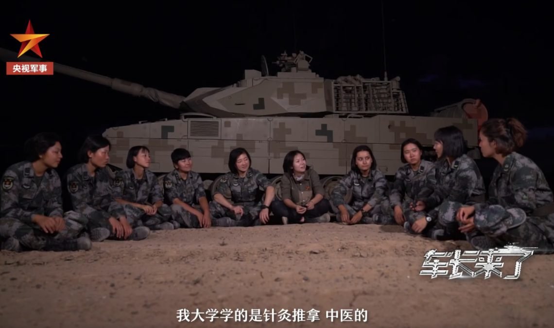 99A female tanker test drives Type 15 tank in Xinjiang
