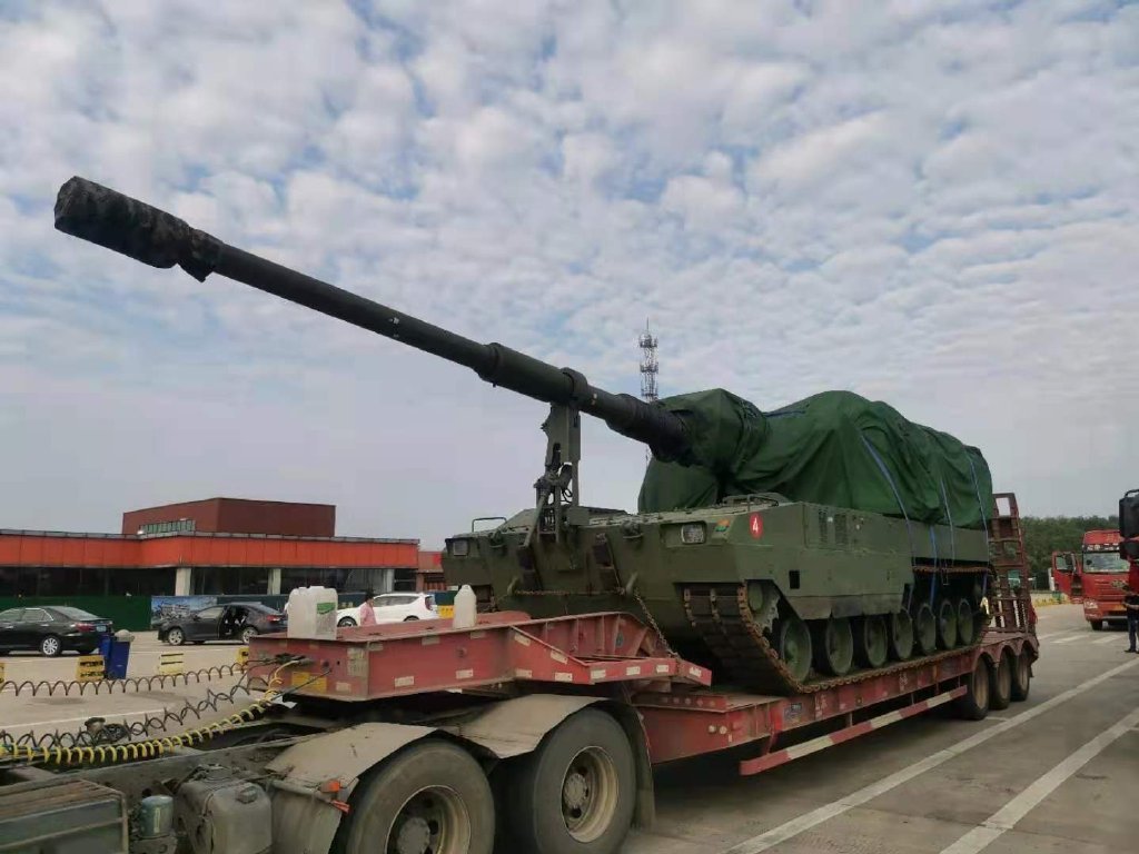 New PLZ-05B 155mm self-propelled howitzers on way to service