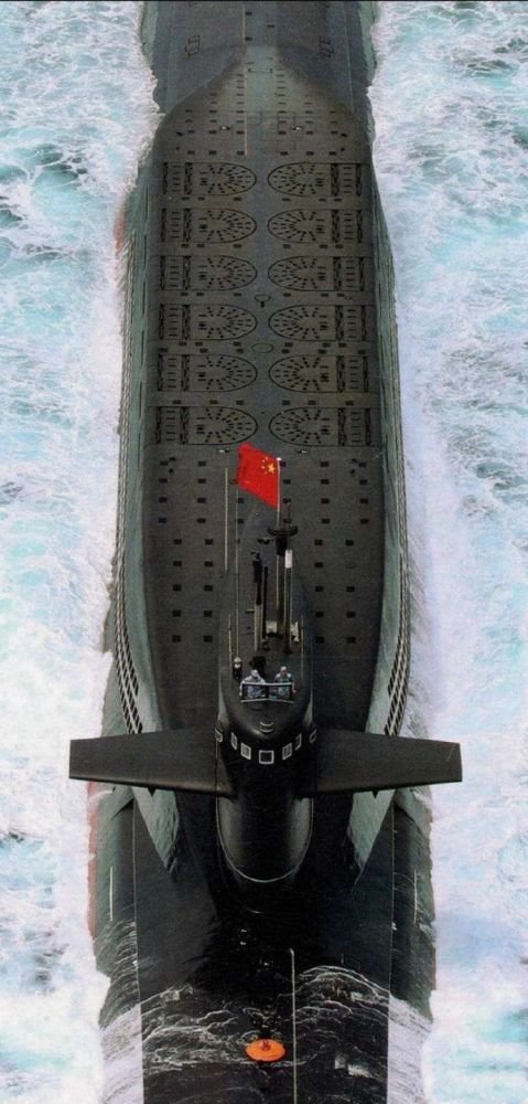 Media: China Type 094 nuclear submarine surfaces to show off its force