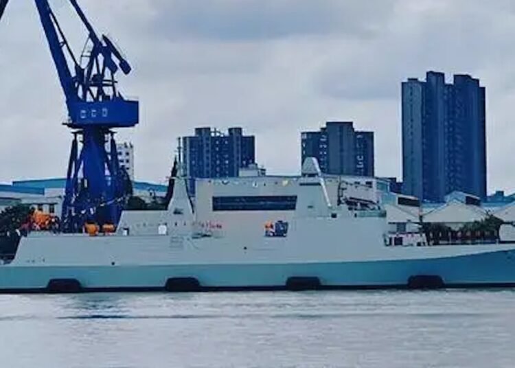 PLA Launches First Type 054B Frigate, Surpassing US Navy’s New Constellation-class Frigate